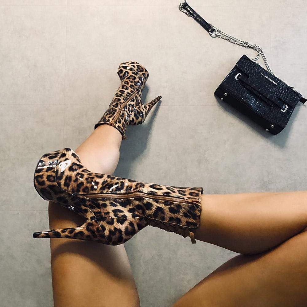 Empire Kicks Corset - Leopard - 6 INCH – CXIX